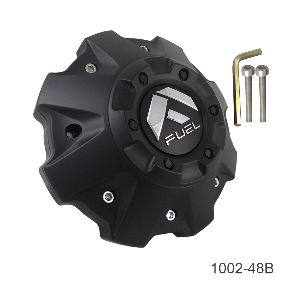 Fuel Revolver [ D525 ] - Matte Black and Milled – fuelwheelcentercaps