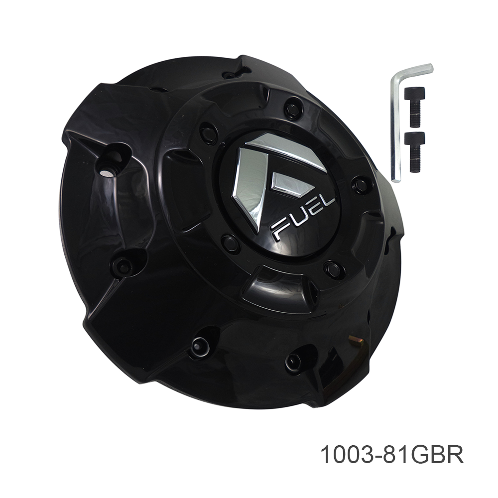 Fuel Warrior [ D607 ] - Gloss Black and Milled – fuelwheelcentercaps